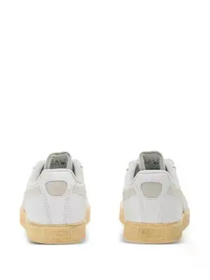 PUMA Clyde Vintage Leather Sneakers - White