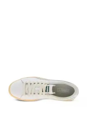 PUMA Clyde Vintage Leather Sneakers - White