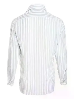 LARDINI Striped Button-up Shirt