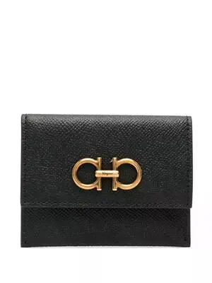 FERRAGAMO Gancini Card Holder - Black