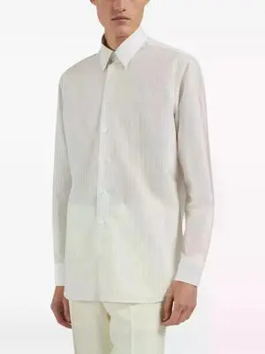 LARDINI Striped Button-up Shirt