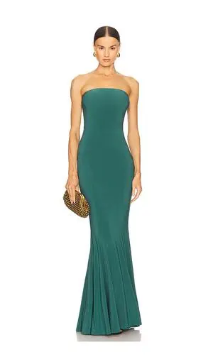 Green Strapless Evening Dresses