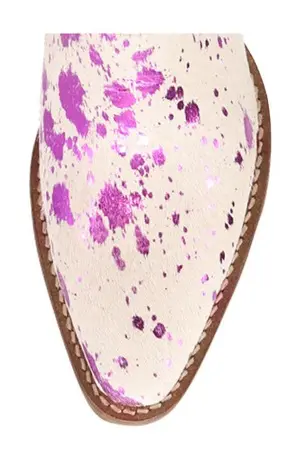 DINGO Cash Cow Calf Hair Mule - Fuchsia