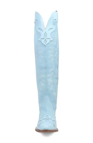 DINGO Drama Queen Over-the-knee Western Boot - Blue