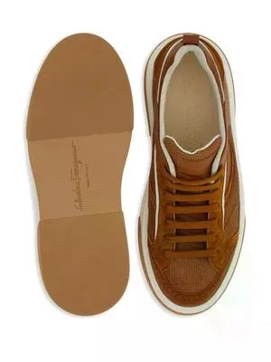 FERRAGAMO Panelled Design Sneakers