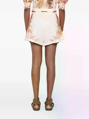 Zimmermann Ascension Tuck Shorts