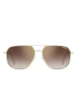 Carrera Eyewear Pilot Frame Sunglasses - Gold