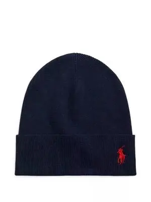 Polo Ralph Lauren Ribbed-knit Beanie - Blue