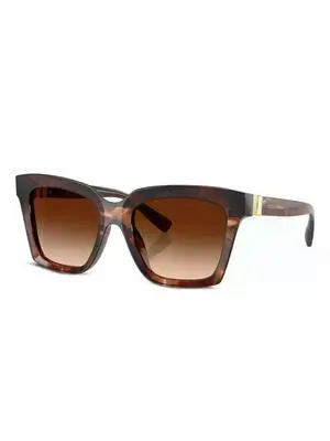 Dolce & Gabbana Oversized Tortoiseshell Sunglasses