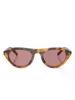 Prada Tortoiseshell Cat-eye Sunglasses - Brown