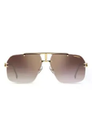 Carrera Eyewear Geometric-frame Sunglasses - Gold