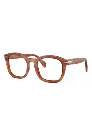 Persol Tortoiseshell-effect Square Frame Eyeglasses