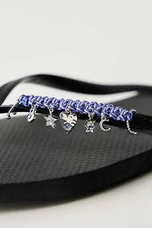 Free People Braided Sandal Charm - Blueberry
