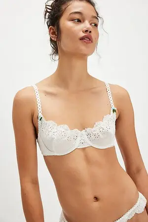 Free People Sweet Sugar Underwire Bra - White