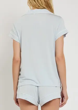 Eberjey Gisele Stretch-jersey Pyjama Set - Blue