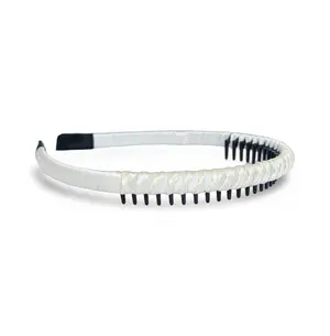 HEADBANDS OF HOPE Thin Solid Headband - White