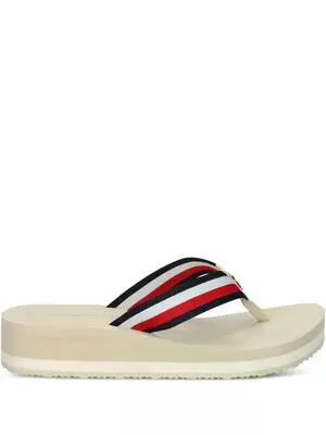 Tommy Hilfiger 38mm Striped Platform Flip-flops