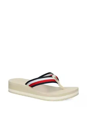 Tommy Hilfiger 38mm Striped Platform Flip-flops