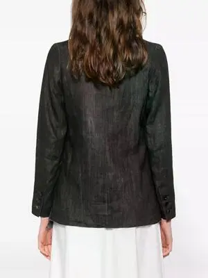 A TENTATIVE ATELIER Gathered-detail Blazer