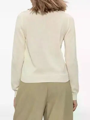 Marni Logo-embroidered Cardigan - Neutrals