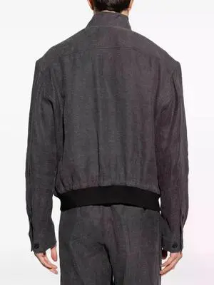 Giorgio Armani Button-up Bomber Jacket