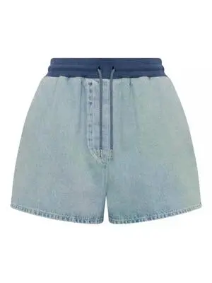 Moschino Cotton Thigh-length Shorts - Blue