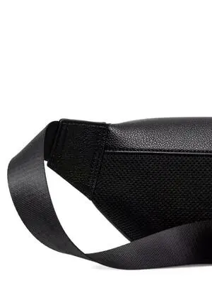 Armani Exchange Textured Leather Belt Bag