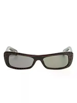 Jacquemus Rectangle-frame Sunglasses - Brown