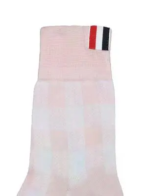 Thom Browne Check Jacquard Socks