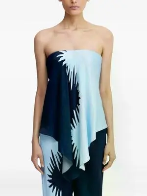 Significant Other Flossie Draped Asymmetrical Top