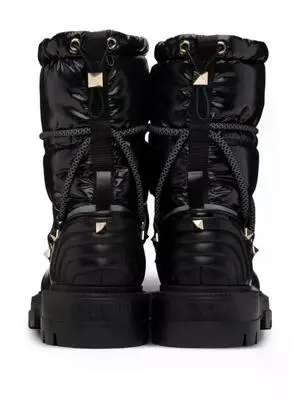Valentino Garavani Leather Combat Boots