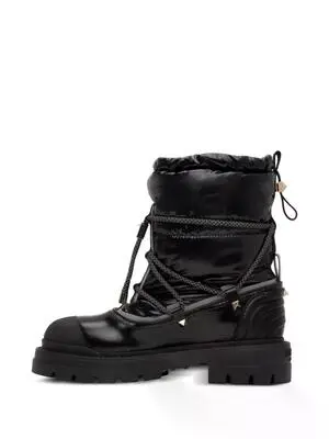 Valentino Garavani Leather Combat Boots