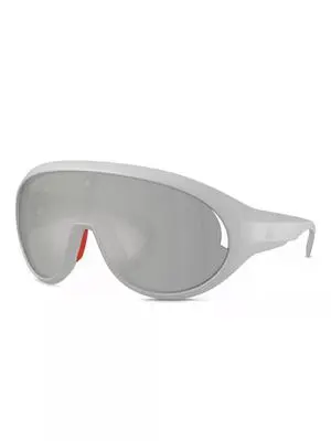 Moncler Bombolle Shield Sunglasses - Grey