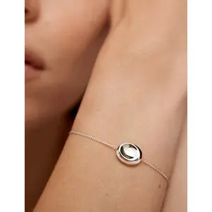 Monica Vinader Aria Pebble Charm Bracelet - Silver