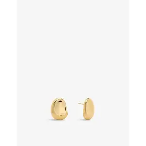 Monica Vinader Aria Bold Stud Earrings - Gold