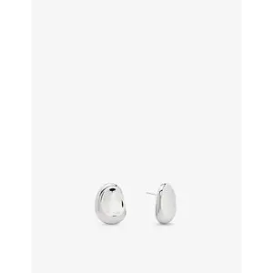 Monica Vinader Aria Bold Stud Earrings - Silver