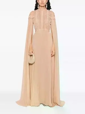 Elie Saab Lace-trimmed Gown