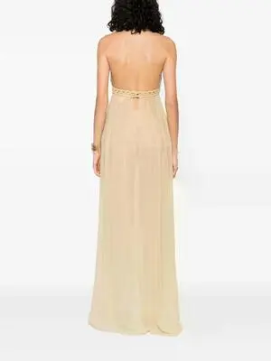Elie Saab Crochet Maxi Dress