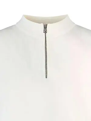TOD'S Zip-neck Short-sleeve Polo Top