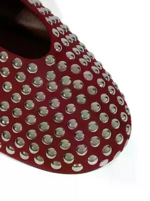 Schutz Stud-embellished Ballet Flats