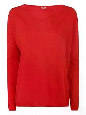 Apuntob V-neck Long-sleeve Top