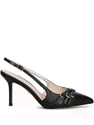 Guess 90mm Leather Slingback Pumps