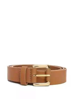 STUDIO CHOFAKIAN Strata Leather Belt - Brown