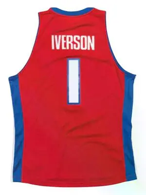 Mitchell & Ness Allen Iverson 2008 Nba Detroit Pistons Swingman Tank Top