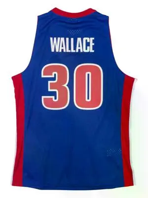 Mitchell & Ness Rasheed Wallace Detroit Pistons Swingman Tank Top - Blue