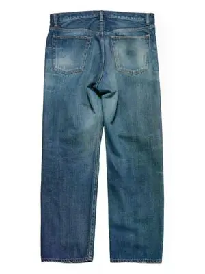 SOPHNET. Faded-effect Jeans