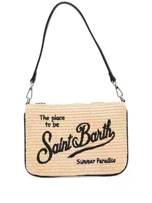 MC2 SAINT BARTH Mini Parisienne Shoulder Bag - Neutrals