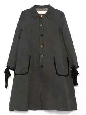 A TENTATIVE ATELIER Single-breasted Trench Coat