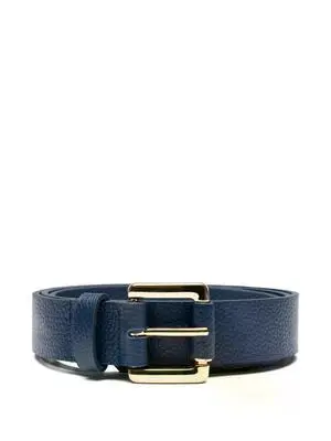 STUDIO CHOFAKIAN Strata Leather Belt - Blue