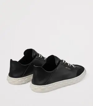 JIMMY CHOO Diamond Flex Leather Trainers - Black